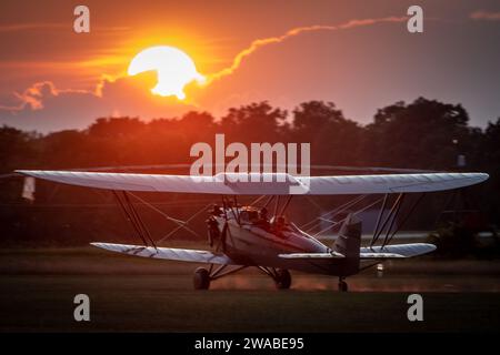 New Standard Biplane at the Brodhead Pietenpol Fly in Stock Photo - Alamy