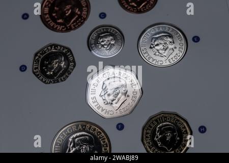 The Royal Mint, King Charles III 2023 UK uncirculated coin set, theme ...