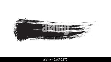 Black dried paint splattered in dirty style Stock Vector Image & Art ...