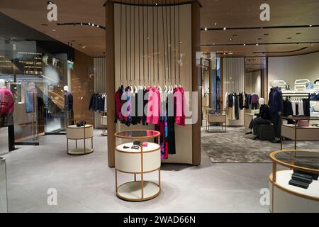 SINGAPORE - NOVEMBER 05, 2023: Emporio Armani storefront in the Shoppes ...