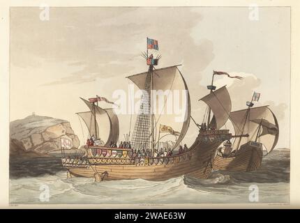 Warship from 15th century Stock Photo - Alamy