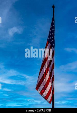 The fabulous American flag of the United States of America, which is ...
