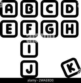 Icon for scrabble,letter Stock Vector Image & Art - Alamy