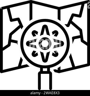 Icon for exploring,map Stock Vector Image & Art - Alamy