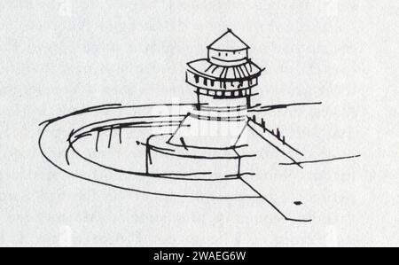 Leonardo da Vinci. Type de fortification Stock Photo - Alamy