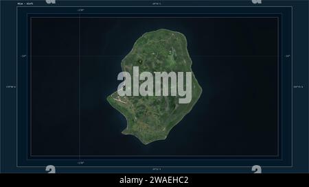 Niue highlighted on a high resolution satellite map Stock Photo - Alamy