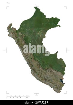Lima, region of Peru. High resolution satellite map Stock Photo - Alamy