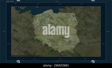 Poland highlighted on a high resolution satellite map Stock Photo - Alamy