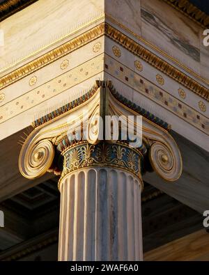 Architectural Details of the Academy of Athens at Panepistimiou Street ...