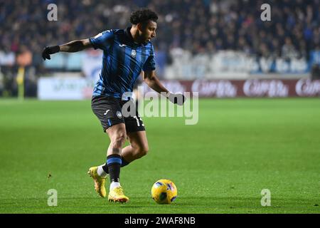 Bergamo, Italy. 03rd Jan, 2024. Ederson (Atlanta Bc) in action during ...