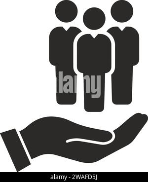 Illustration of an organization of human resources Stock Vector Image ...