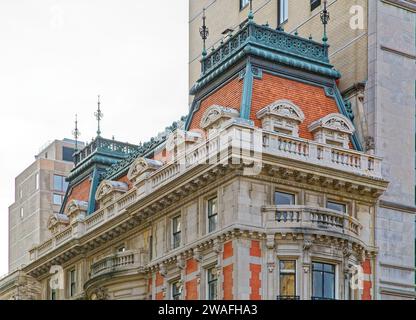 Benjamin N. Duke House, a mansard-roofed, brick-and-stone mansion, is a ...