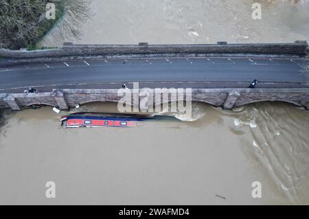 flooding from the river soar on sileby road mountsorrel leicestershire ...