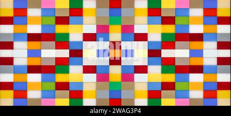 rectangular pieces of coloured cast acrylic sheet with backlight Stock ...