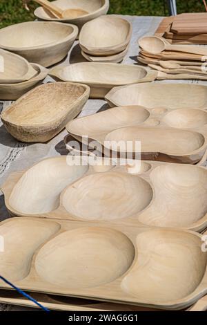 household objects made of wood Stock Photo - Alamy