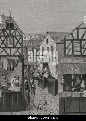 Medieval Apothecary Shop, 15th Century Stock Photo - Alamy