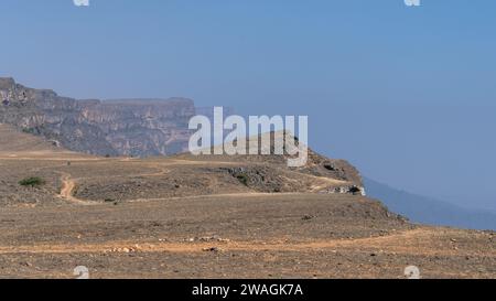 view of Jabal Samhan with majestic mountain range that offers a ...