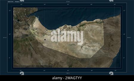 Somaliland highlighted on a high resolution satellite map Stock Photo ...