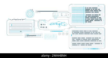 Scientific research data processing interface Stock Vector Image & Art ...