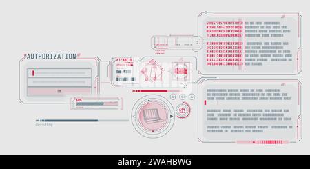 Data decryption program interface with authorization window Stock Vector Image & Art - Alamy
