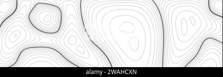 Abstract dotted lines footer. Topographic contour map concept ...