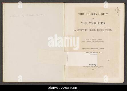 The Holkham bust of Thucydides, a study in Greek iconography Stock ...