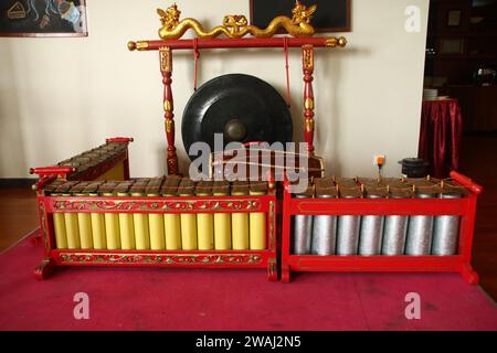 traditional musical instrument from the Indonesian Javanese tribe ...