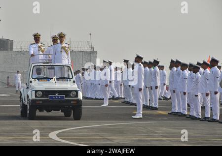 Mumbai, India. 03rd Jan, 2024. MUMBAI, INDIA - JANUARY 3: Vice Adm ...