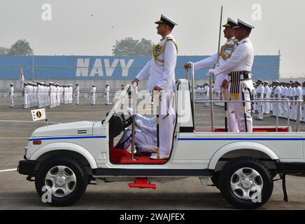 Mumbai, India. 03rd Jan, 2024. MUMBAI, INDIA - JANUARY 3: Indian Navy ...