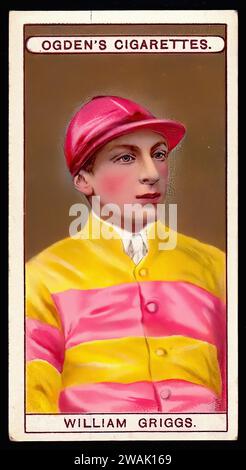 Lord Rosebery's Colours - Vintage Cigarette Card Illustration, Horse ...