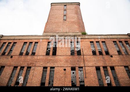 Old destroyed factory in Poland. Urbex made of brick Stock Photo - Alamy