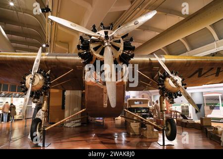 1928 Ford 4-AT-B Tri-Motor airplane, named the Floyd Bennett, on ...