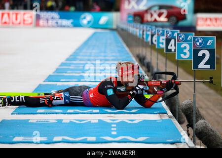 Janina Hettich-Walz (GER) am Schießstand, 10.01.2026, Oberhof ...