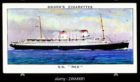 Rex - Vintage Cigarette Card Illustration Stock Photo - Alamy