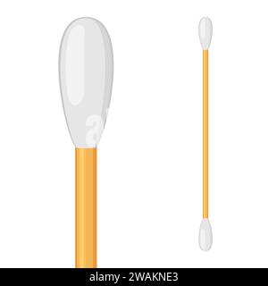 hygiene sterile swab cartoon vector illustration Stock Vector Image ...