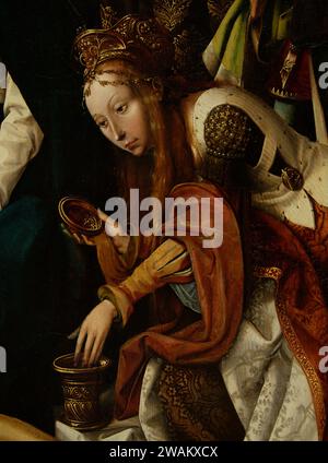 Cornelis Engebrechtsz 1462 - 1527 Triptych with the Lamentation of Christ1625 century Dutch ...