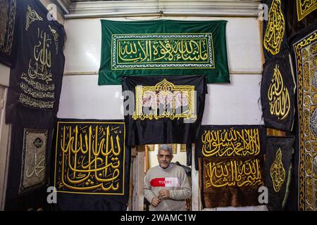 Cairo, Egypt - January 2, 2024: Egyptian statue depicting Kaaper the ...