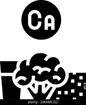calcium rich food osteoporosis icon doodle illustration Stock Vector ...