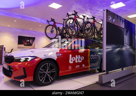 Lotto Cycling Team car pictured at the Lotto Cycling Team media day, in ...