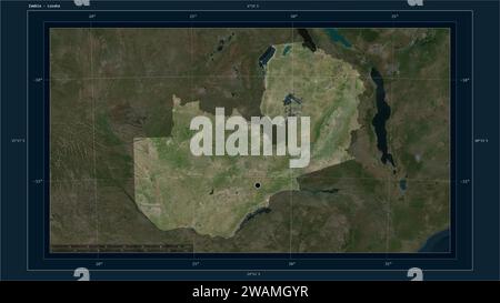 Zambia highlighted on a high resolution satellite map Stock Photo - Alamy