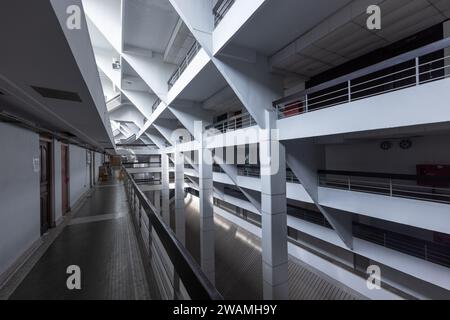 Interior of Golden Mile Complex, Singapore designed by DP Architects in ...