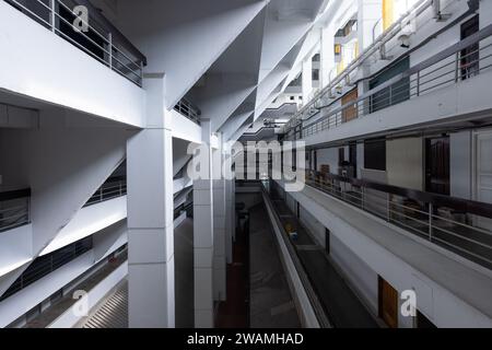 Interior of Golden Mile Complex, Singapore designed by DP Architects in ...