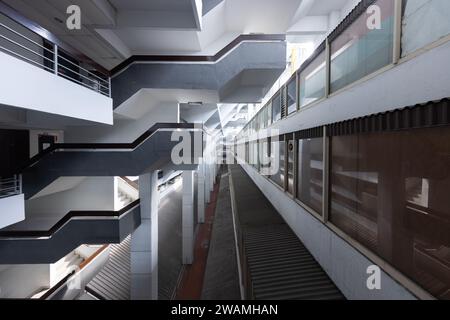 Interior of Golden Mile Complex, Singapore designed by DP Architects in ...
