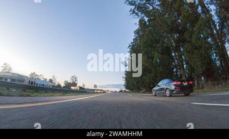 Sunset Drive on HWY 101 Near Pismo Beach Stock Photo - Alamy