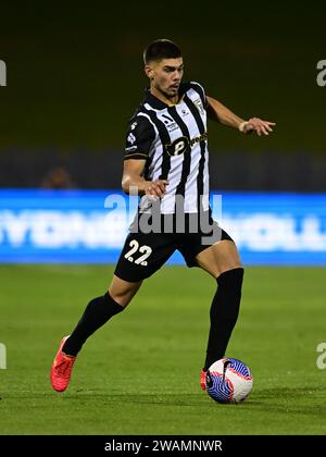 Leumeah, Australia. 05th Jan, 2024. Thomas Kevin Aquilina (back) of ...