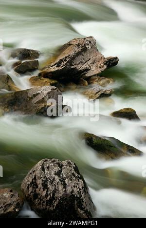 Cascade at Selway Falls, Selway Wild and Scenic River, Nez Perce ...
