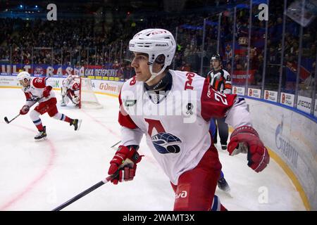 Saint Petersburg, Russia. 05th Jan, 2024. SKA Hockey Club player ...