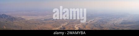 view of Jabal Samhan with majestic mountain range that offers a ...