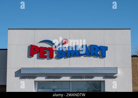 Forest Lake, Minnesota. PetSmart store. PetSmart is an American chain ...