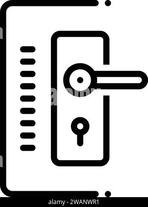 Icon for doorlock,hasp Stock Vector Image & Art - Alamy